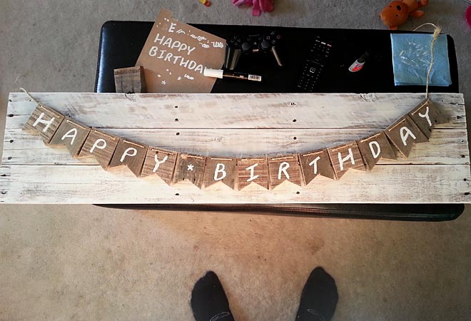 DIY Pallet Wood Bunting — Recharge Workshop