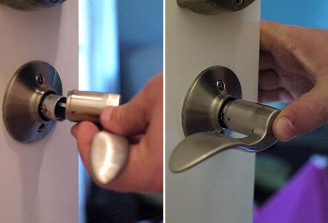 Flipping a Lever Handle on a Door — Recharge Workshop